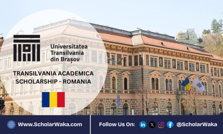 Transilvania Academica Scholarship (TAS) 2026 in Romania | ScholarWaka