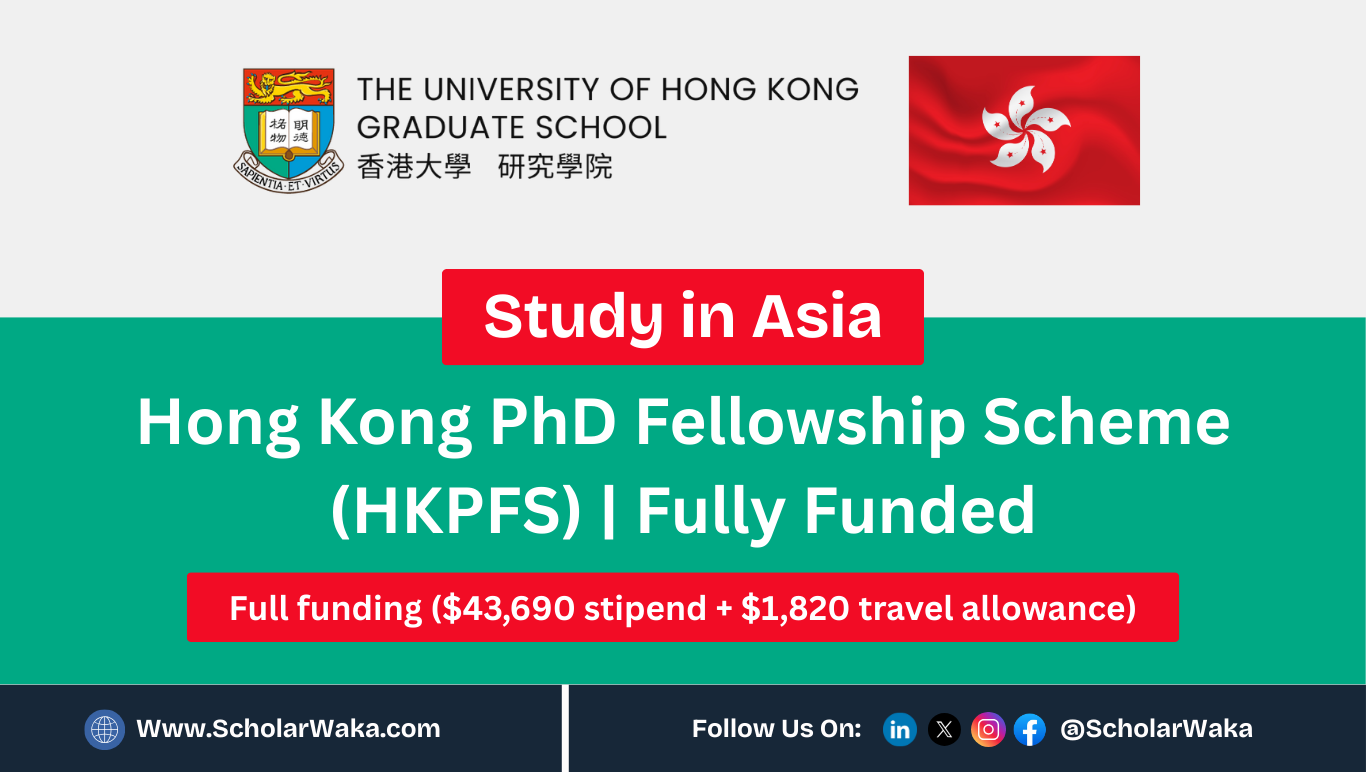 Hong Kong PhD Fellowship Scheme (HKPFS) 2026/2027 | ScholarWaka