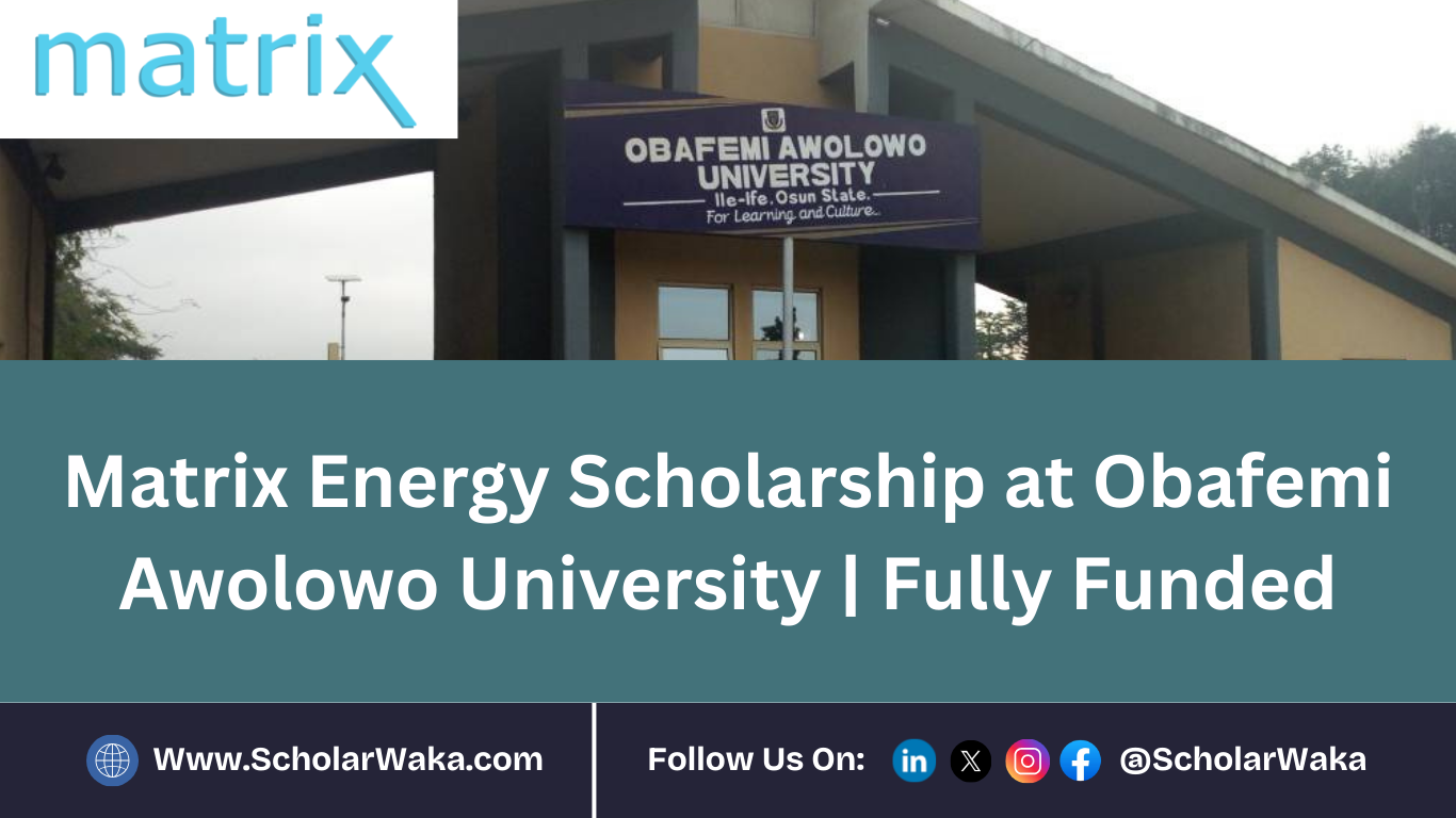 Matrix Energy Scholarship 2025 | ScholarWaka